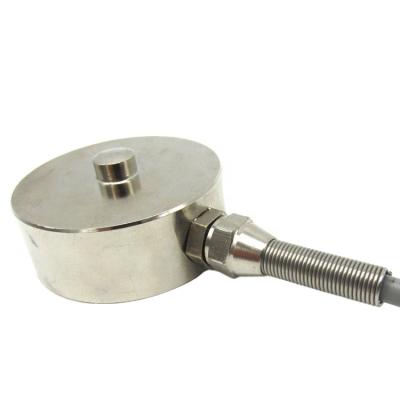 China SC201GCL Pancake Load Cell Button Weight Sensor 2T/3T/5T for Vehicle Weighing Insulation Resistance 5000 M Ohm / 50V for sale