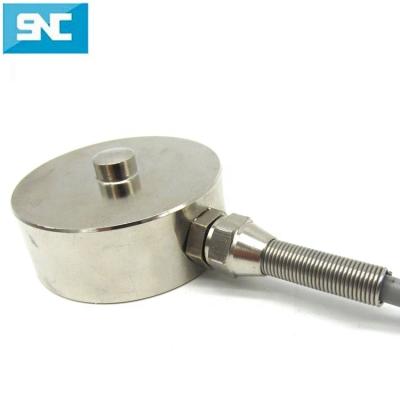 China SC201GCL Pancake Load Cell Button Weight Sensor 2T/3T/5T for Vehicle Weighing Insulation Resistance 5000 M Ohm / 50V for sale