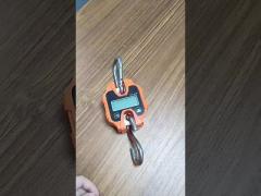 Báscula colgante digital de acero inoxidable ABS de 660 lb, 300 kg, mini grúa, pantalla LCD/LED, ganchos para granja, caza, pesca, exterior, personalizable por OEM
