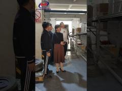 Acrylic chair production scene