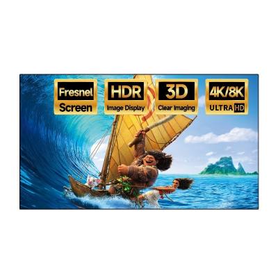 China Frame IN&VI 100 inch Fixed frame projetor screen  Hot Selling fresnel projector screen Home made projector screens factory