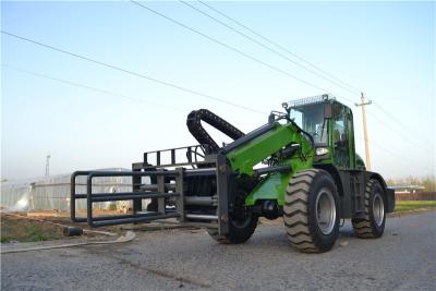 3ton  1.5m3 bucket telescopic boom wheel loader with max lifting height 6050mm