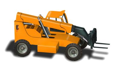 China China made 2.5ton 4WD Cummins engine 75KW 8m lifting height telescopic forklift en venta