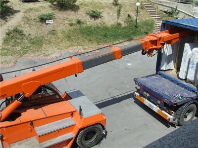 China 12ton stone handling equipment telescopic crane for bundle marble salb loading en venta