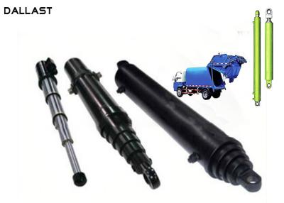 China Meertrappige van de Vuilnisauto Hydraulische CylindersDouble van de Duwplaat het Acterents16949 Certificatie Te koop