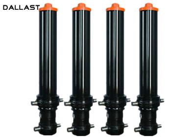 China Single Acting 4 / 5 Stage Lifting Tipper Truck Telescopic Hydraulic Cylinder for sale