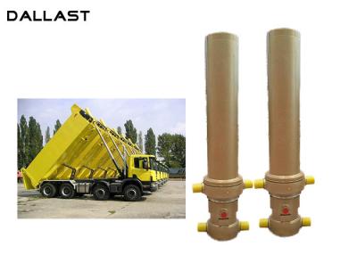China 3 / 4 Multi Stage Telescopic Dump Truck Lifting Hydraulic Cylinder for sale