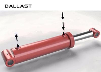 China Double Acting Under Body Dump Trailer Hydraulic Cylinder for Pump Truck for sale