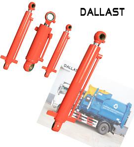 China 16-35 MPa Enige Acteren Telescopische Hydraulische Cilinders voor Vuilnisautopost Te koop