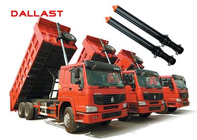 China Hyva Type Single Acting Lift Telescopic Hydraulic Cylinders for Dump Truck for sale
