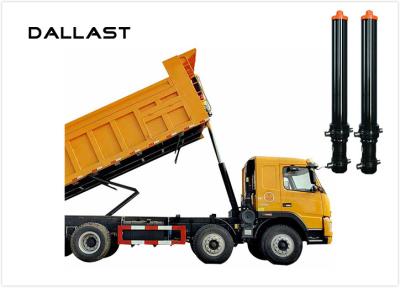 China Single Acting Lift Telescopic Hydraulic Cylinders For Dump Truck / Tipper for sale