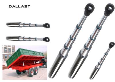 Quality Heavy Duty Dump Trucks Long Stroke Telescopic Hydraulic Cylinder for sale