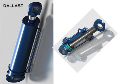 China Double Acting High Pressure Hydraulic Cylinder 6 Inch Bore Push Pull 2 Way Welded for sale