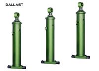 Quality Front End Dump Truck Hydraulic Cylinder Multistage Action With Piston Eye for sale