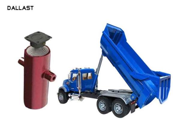 Quality 3 4 5 Stage Telescopic Hydraulic Ram Cylinder Chrome Plated Coatings Steel Body for sale