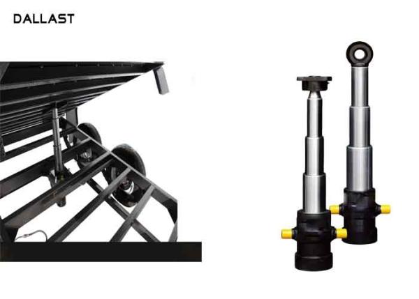 Quality Durable Telescopic Hydraulic Ram , TG Series Hydraulic Lift Cylinder For Dump Trailer for sale
