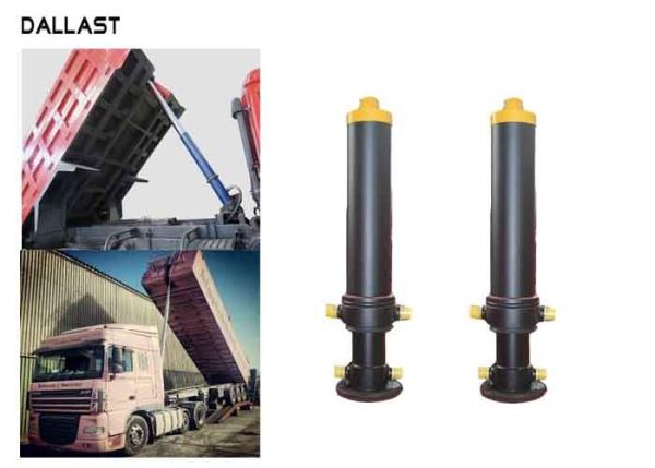 Quality Single Way Telescopic Hydraulic Cylinder 3 Bore Multistage Hydraulic Ram For Dump Truck for sale