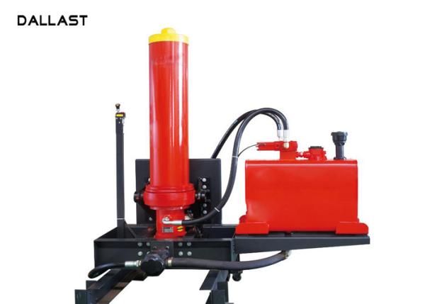 Quality Chromed Single Acting Telescopic Cylinder , Welded Hydraulic Cylinders 16Mpa-60Mpa Pressure for sale