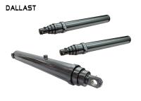 Quality Telescopic Single Acting Telescopic Hydraulic Cylinders Long Stroke Pin Eye for sale