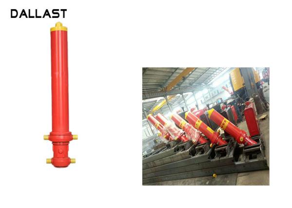 Quality Multi Stage Telescopic Single Acting Hydraulic Cylinder Hydraulic Oil Working Medium for sale