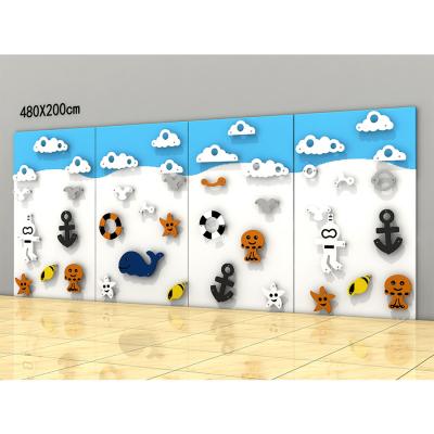 Cina Dimensioni personalizzate per bambini interni Parete di arrampicata per palestra Casa fatta su misura in vendita