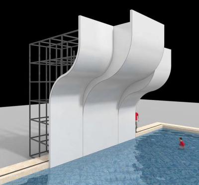 Κίνα Aqua Climb Sport Κρυστάλλινο διαυγές γυαλί κινητή πλαγιά πετρώματος προς πώληση