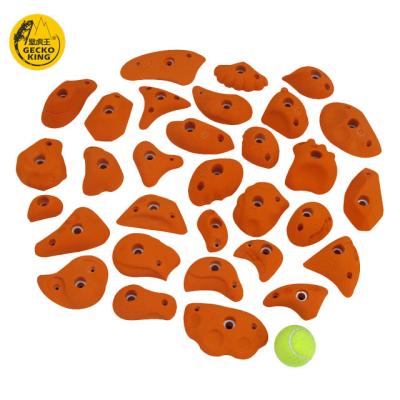 China Manchas de escalada de rocha personalizadas de material GRP da GeckoKing e ideais para alpinistas adultos à venda