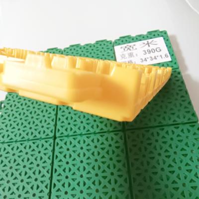 Cina Colori blu 390g Piastrelle in PP Opzione ideale per pallavolo Tennis Badminton Basket Court in vendita