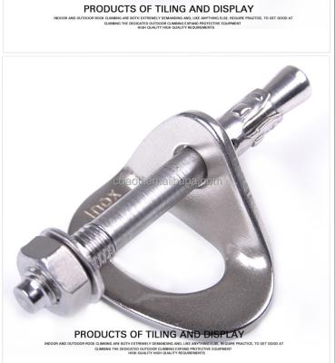 Cina Apparecchi per arrampicata in acciaio inossidabile Forte 25 Kn Bolt Hanger per avventure all'aria aperta in vendita