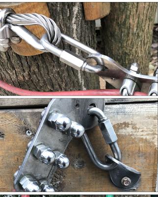Cina Stainless Steel Meilong Lock 12KN O Forma 73.6mm Lunghezza 36.5mm Larghezza in vendita