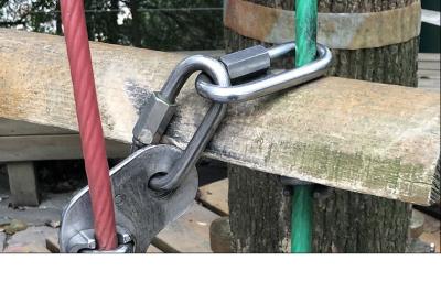 Cina Stainless Steel Meilong Lock 12KN O Forma 73.6mm Lunghezza 36.5mm Larghezza in vendita