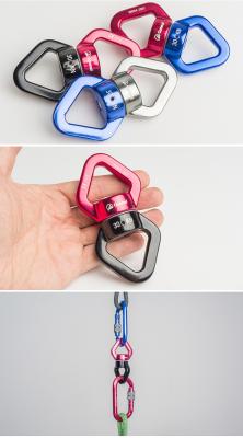 Cina 55*108mm Yoga di arrampicata a cielo aperto Cardan Ruota con connettore fisso in rosso e blu in vendita