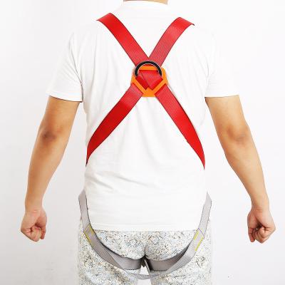 Cina Sport estremi Arrampicata su roccia Cintura di sicurezza per tutto il corpo con seta rinforzata in poliestere in vendita