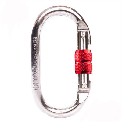 Cina 108 mm di lunghezza 60 mm di larghezza Carabiner di arrampicata a forma di O per sport d'avventura in vendita