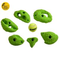 China 6pcs Durable GRP/PU Rock Climbing Holds Stone Boulder Professional Climbing Master for sale