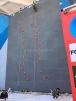 China Solid FiberGlass Rock Climbing Wall and Holds Customize Your Experience for sale
