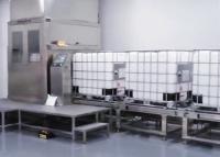 China GZ1000-D Fully Automatic IBC Liquid Filling Machine with 35-40/Hour Capacity and Long Driven Conveyor for sale