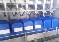 China Six Nozzles Jerrycan Fully Automatic Liquid Filling Machine 18-40L Capacity 600-800 Bottles/Hour for sale