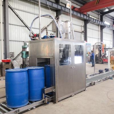 China 200L Electric Drum Liquid Filler with 2 Nozzles for Powder and Oil Barrel Packaging Gear & Motor Components 1 Year Warranty for sale