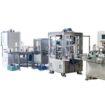 China Fully Automatic 250-500ml Small Bottle Filling Machine with 6-16 Nozzles and 1000-2000 BPH Speed for sale