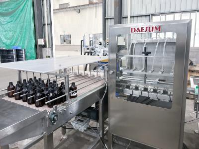 China Fully Automatic 250-500ml Small Bottle Filling Machine with 6-16 Nozzles and 1000-2000 BPH Speed for sale