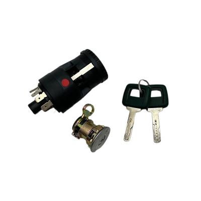 China Excavator Diesel Engine Parts A35D L120E Starter Switch Ignition Key 15082295 04822301 11006988 11039211 11007281 for sale