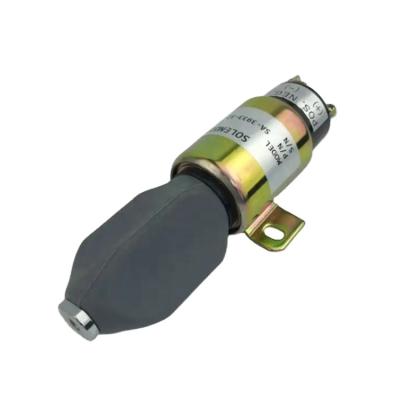 China 24V Stop Solenoid Valve 3864274 Diesel Fuel Pump Shut Off Solenoid Valve for Cu-mmins Excavator E70B for sale