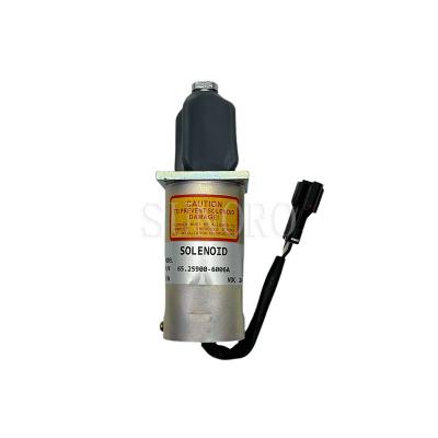 China 24V Shutoff Solenoid Engine Stop Solenoid Valve 65.25900-6006A 6525900-6006A for D1146T P158LE P180LE P222LE for sale