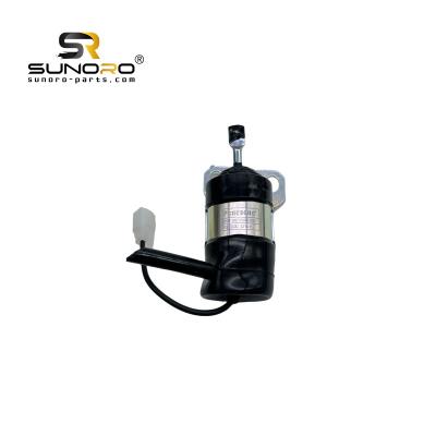 China SUNORO Engine Fuel Stop Solenoid 052600-1001 for Ku-bota Fuel Shut-Off Solenoid 052600-1001 12V Fuel Shut Off Solenoid for sale