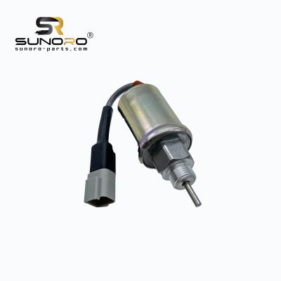 China SUNORO High Quality Solenoid Stop Solenoid 12V U85206520 Shut Off Solenoid Valve Actuator U85206520 for Excavator for sale