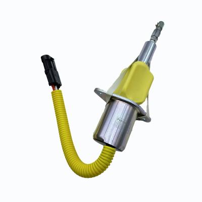 China SUNORO High Quality 3928161 R290 24V Diesel Fuel Shut Solenoid 24V 3928161 Cut Off Solenoid Valve for Excavator R290 for sale