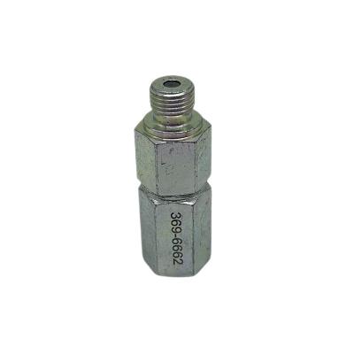 China SUNORO Excavator Parts E322C 324D 325C 325D 326D 328D 329D 330C 330D Fuel Rail Pressure Check Valve 3696662 369-6662 for sale