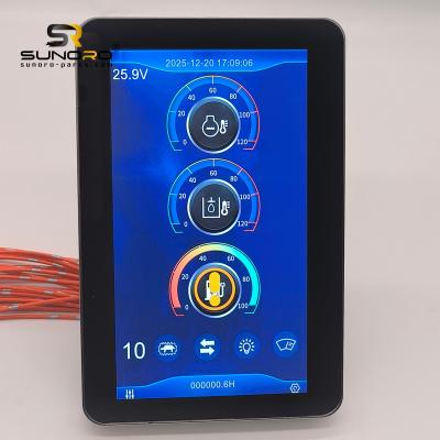 China High Quality Universal Excavator Modification Water Temperature Speed Operating Hours and Oil Pressure Display Screen for sale