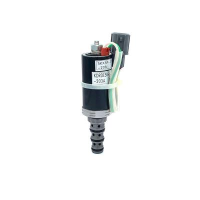 China SUNORO Excavator Accessories SG200-2-5 Travel Straight Solenoid Valve YN35V00004F2 KDRDE5K-20/30C12A-101 for KO-BELCO200-2 200-5 for sale